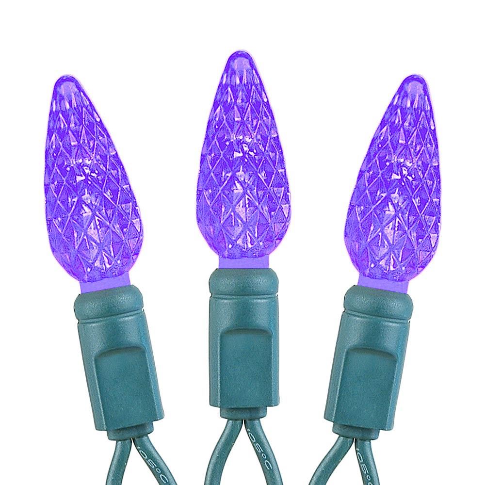 Commercial C6 LED 70 Light Purple Strawberry Mini LightsNovelty Lights ...