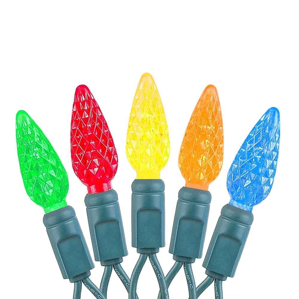 Commercial C6 LED 70 Light Multi Strawberry Mini LightsNovelty Lights ...
