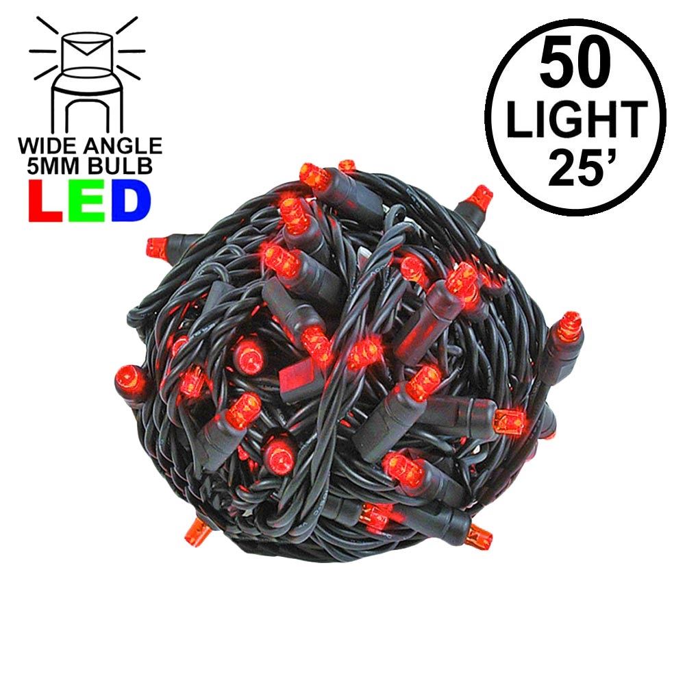Wide Angle Red 50 Bulb LED Christmas Lights SetsNovelty Lights | LED ...