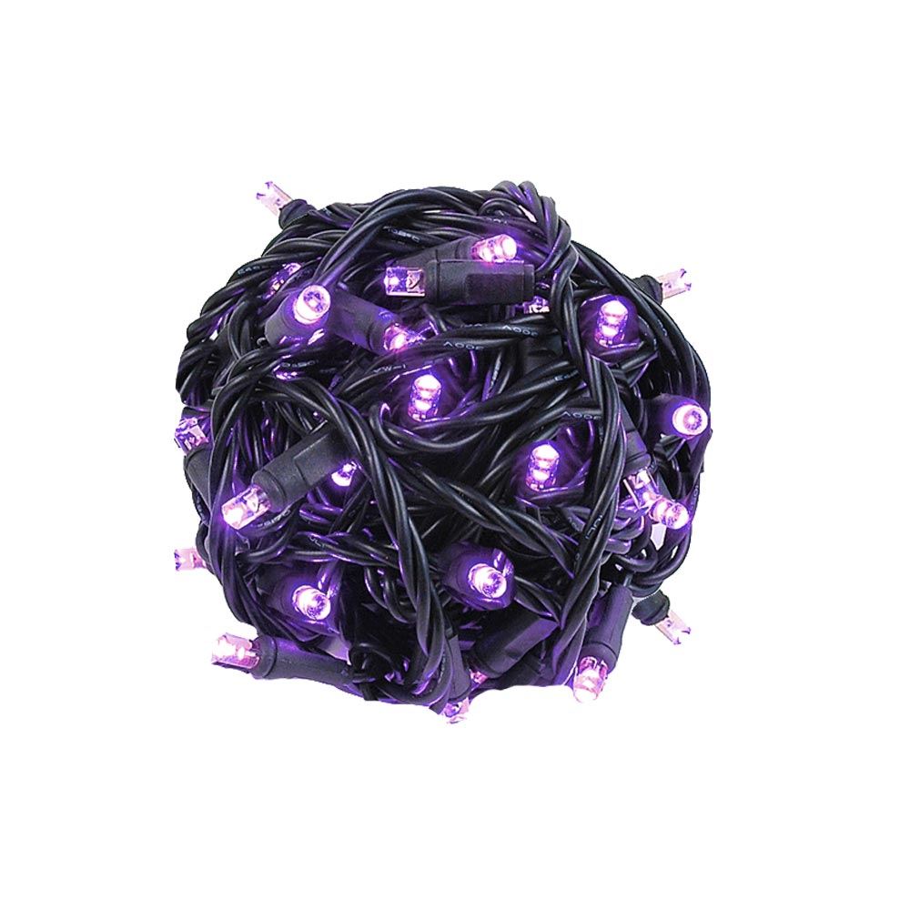 Wide Angle Purple 50 Bulb LED Christmas Lights SetsNovelty Lights | LED ...