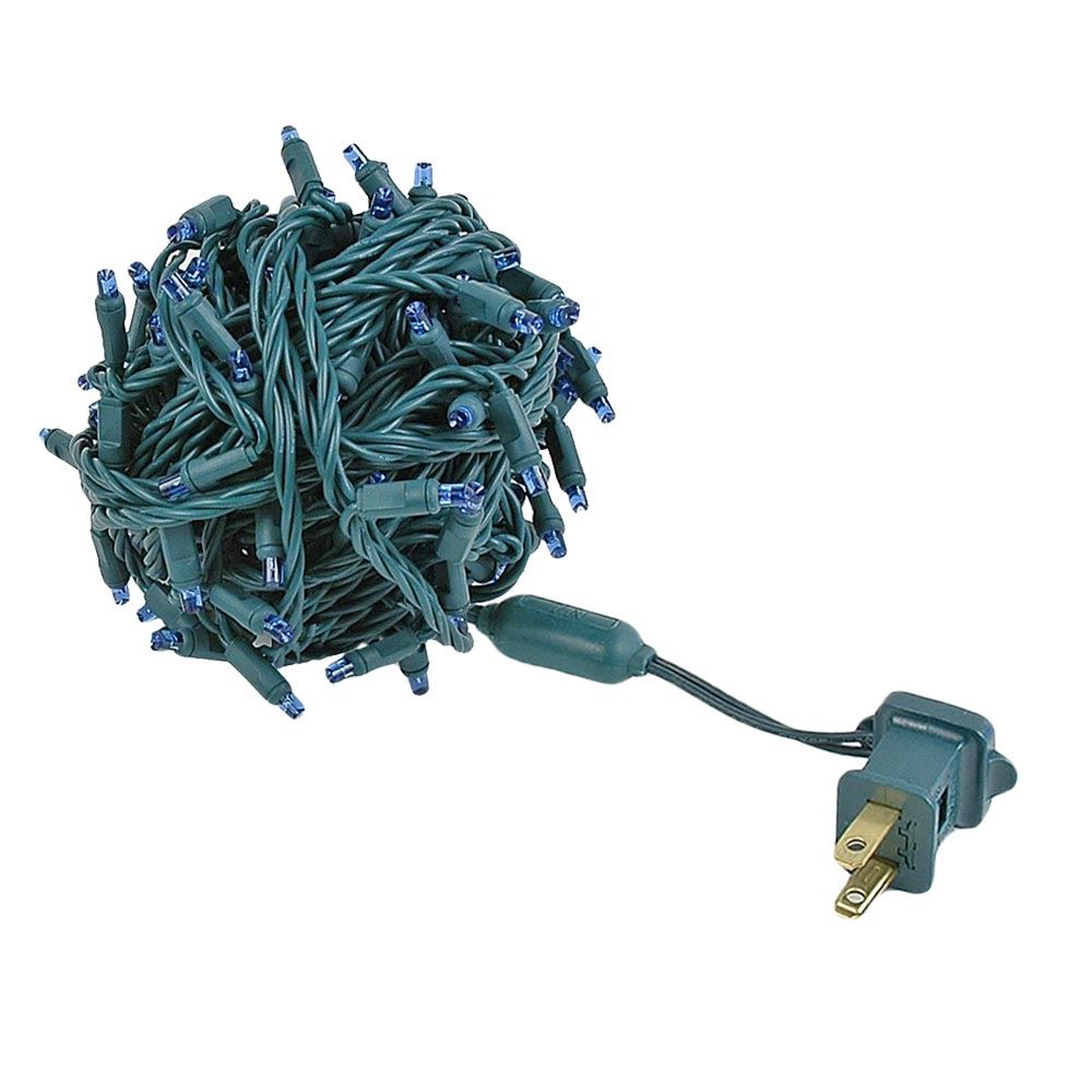Wide Angle blue 100 Bulb LED Christmas Lights Sets 6" SpacingNovelty ...