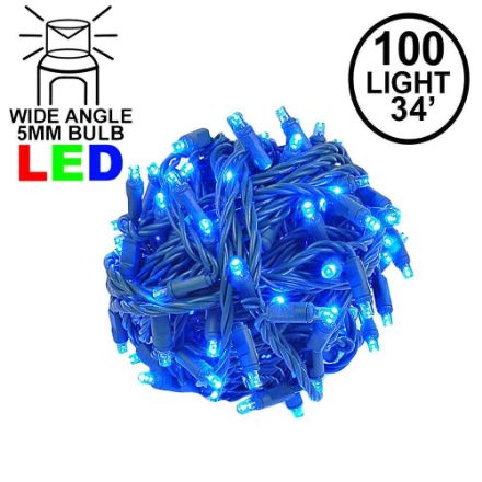 100 Pack of Green Tree Clips - Novelty Lights IncNovelty Lights | LED ...