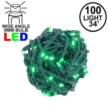 Green LED Christmas Lights - Novelty Lights IncNovelty Lights | LED ...