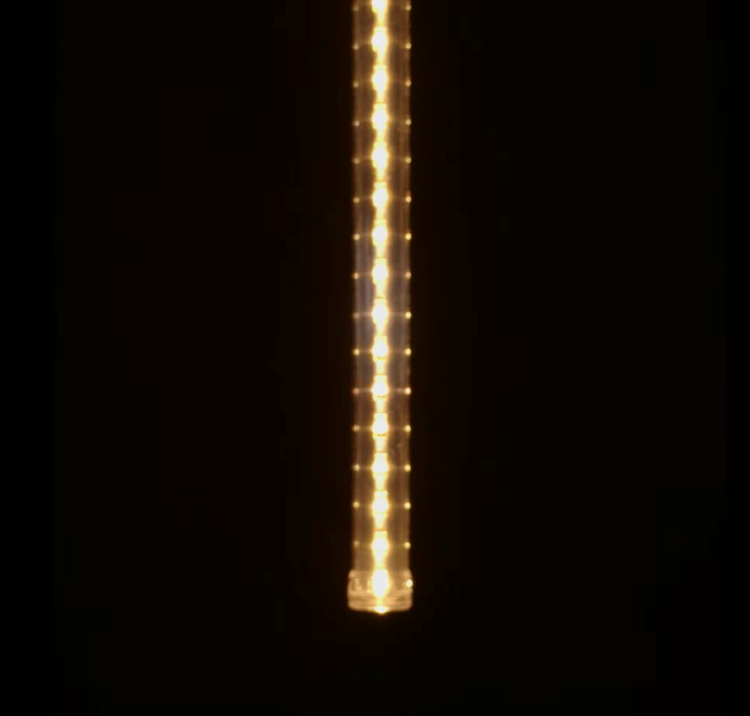 36" LED Cascading Meteor Starfall Tube Warm White E17Novelty Lights ...