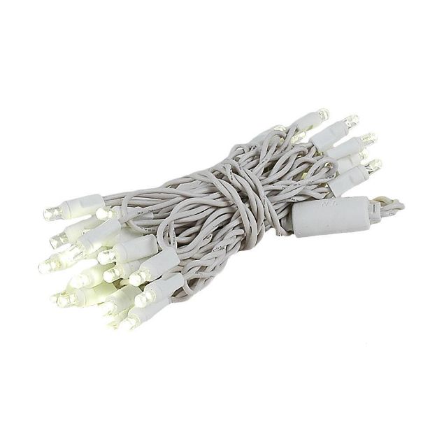 Twinkling LED Curtain Lights on White Wire with 35 Wide Angle Warm ...