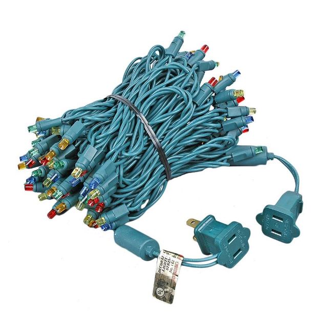 Wide Angle Multi Colored Assorted 100 Bulb LED Christmas Lights Sets ...