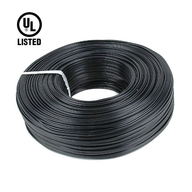 SPT-1 Extension Wire 500' Black Zip Chord Wire - Novelty Lights ...