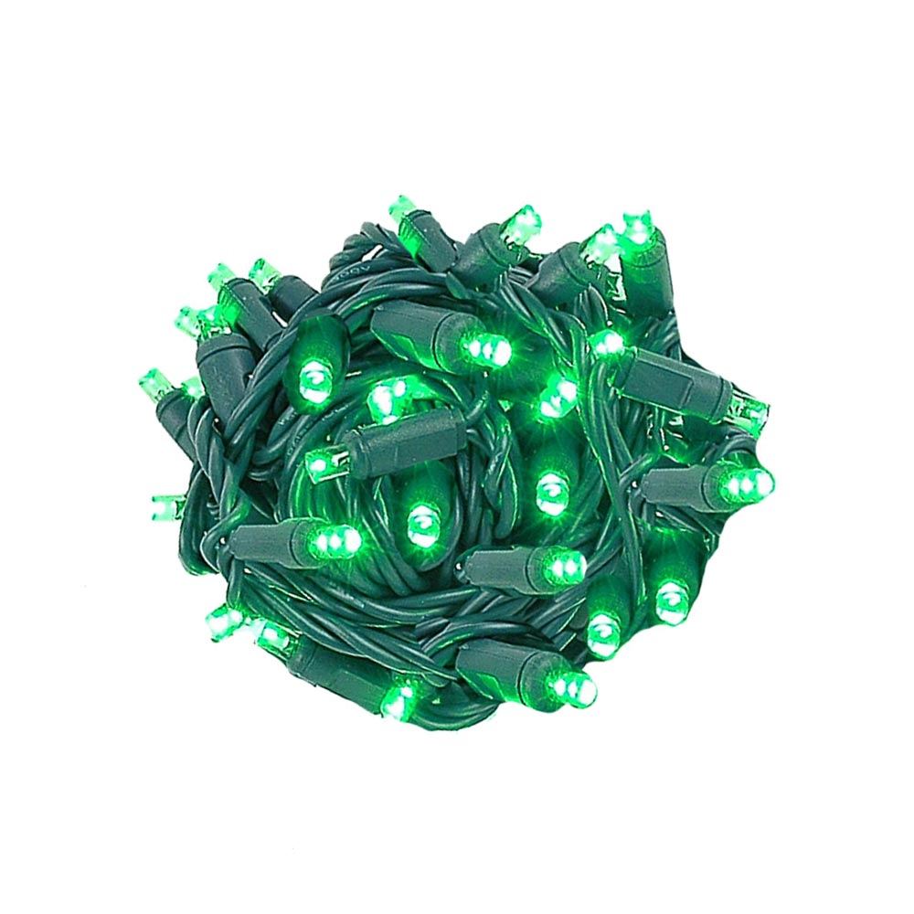 Wide Angle Green 70 Bulb LED Christmas Lights SetsNovelty Lights | LED ...