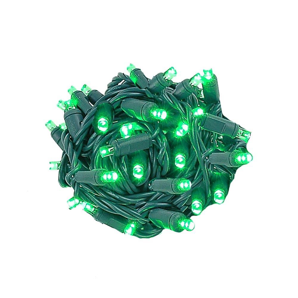 *NEW* True Twinkle LED Christmas Lights 50 LED Green 25' Long Green ...