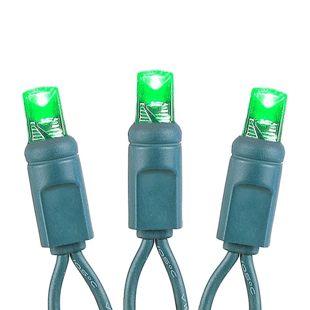 Wide Angle Green 50 Bulb LED Christmas Lights SetsNovelty Lights | LED ...