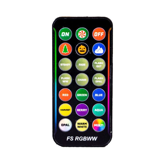 Remote for RGBWW LED Mini Lights - Novelty LightsNovelty Lights | LED ...