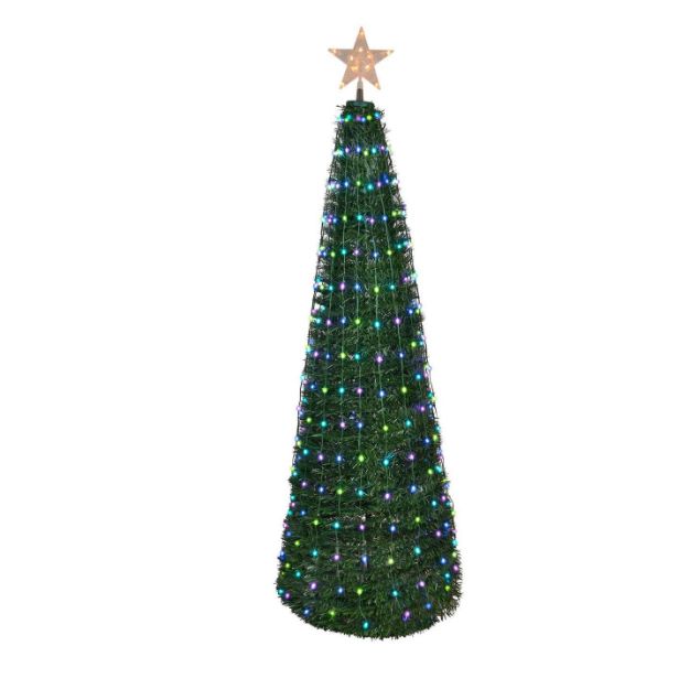 Color Changing pop-up 4' Artificial Christmas "Dancing" Tree with ...