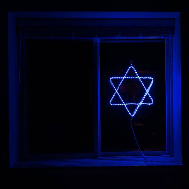 24" Star of David LED Rope Light Motif - Novelty Lights IncNovelty ...