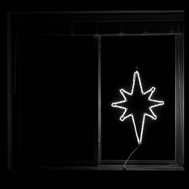 30" Bethlehem Christmas Star LED Rope Light Motif - Novelty Lights ...