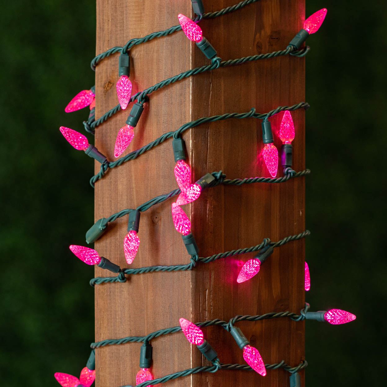 Commercial C6 LED 70 Light Pink Strawberry Mini LightsNovelty Lights ...