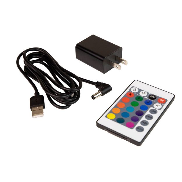 4" RGBW Cube Light Rechargeable Color Changing LED with RemoteNovelty ...