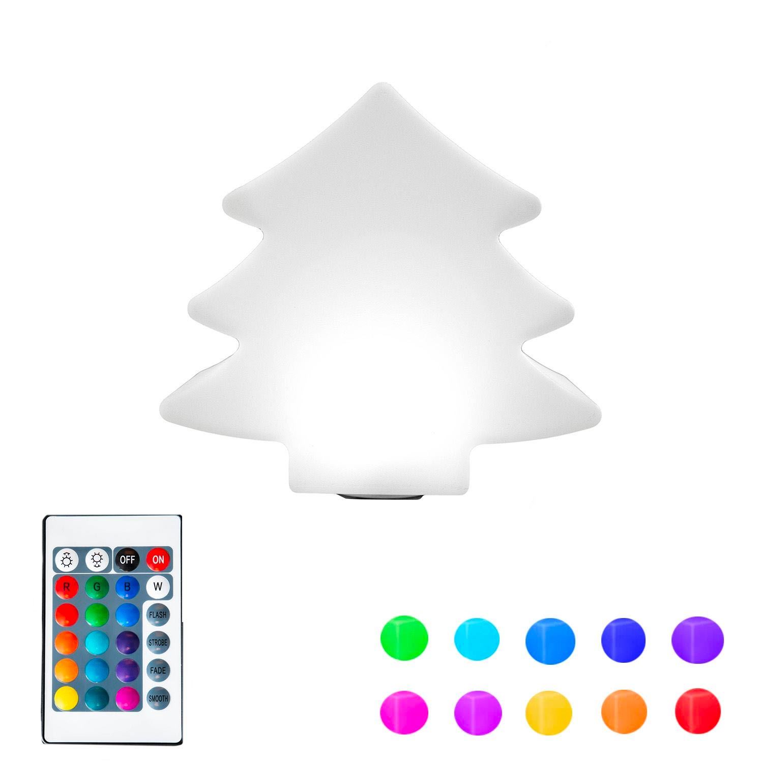 11" RGBW Tree Light Rechargeable Color Changing LED with RemoteNovelty ...