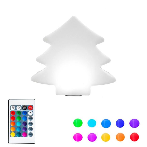 11" RGBW Tree Light Rechargeable Color Changing LED with RemoteNovelty ...