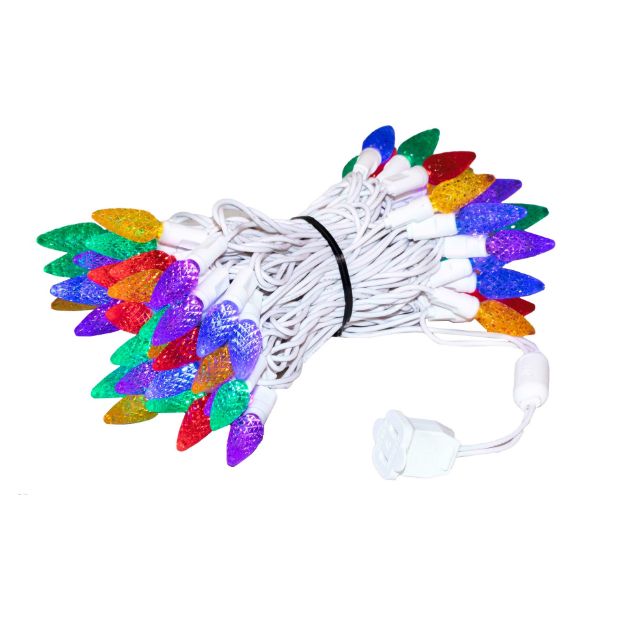 Commercial C6 LED 70 Light Multi White Wire Strawberry Mini ...