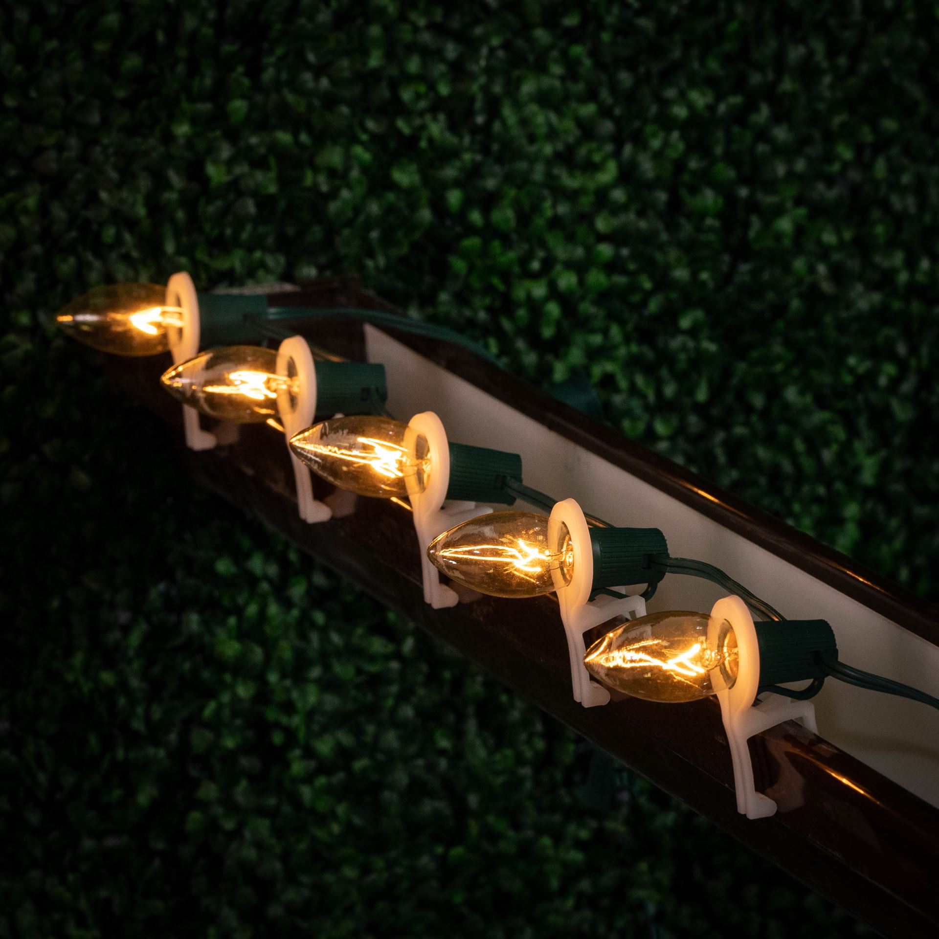 25 Pack of Transparent Clear C9 Christmas Replacement LampsNovelty ...