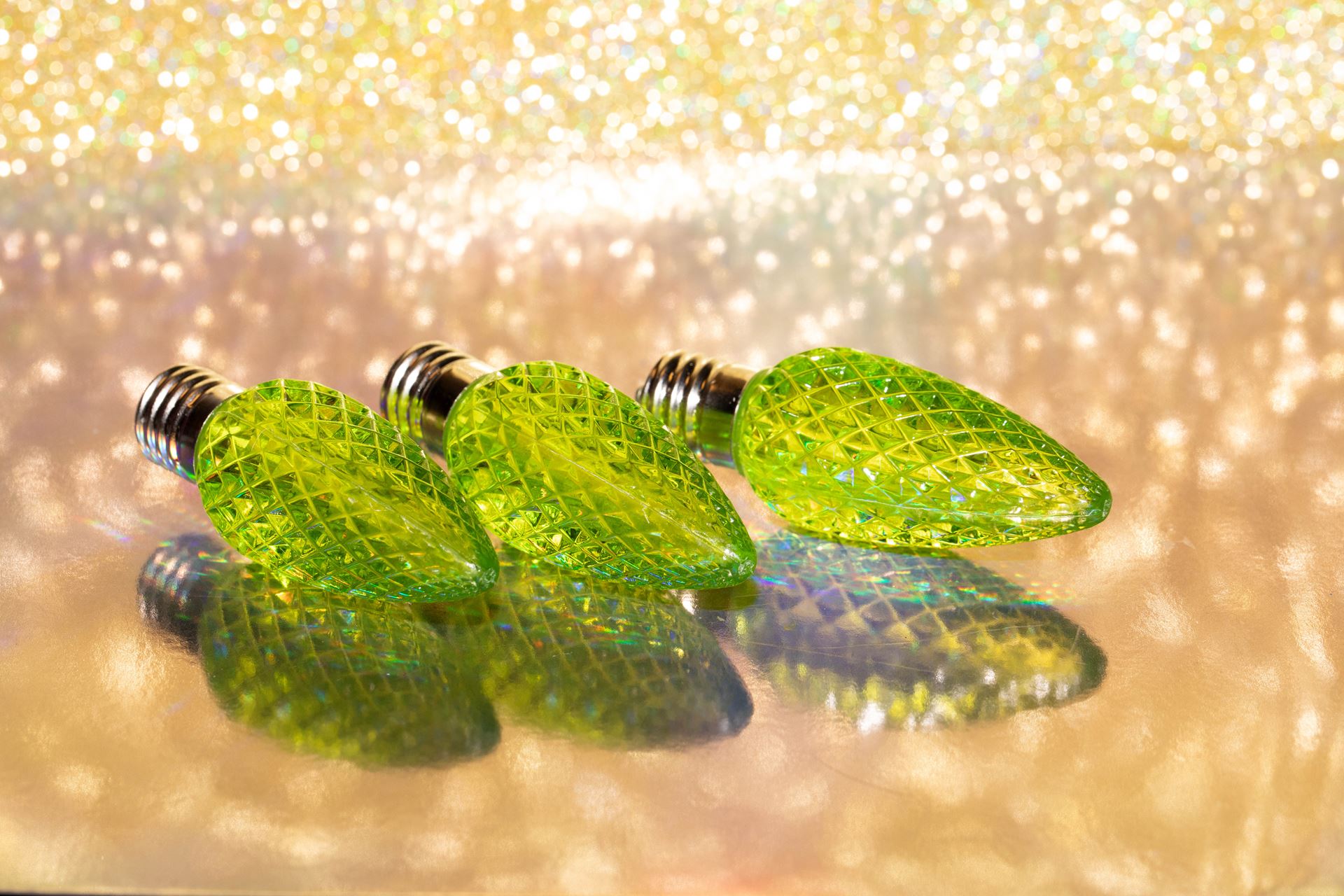 LED Lime Green C9 Replacement Christmas Lights 25 PackNovelty Lights ...