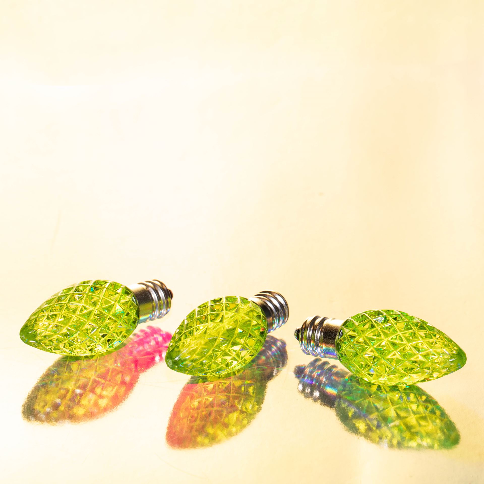 Lime Green LED C7 Replacement Christmas Bulbs Novelty Lights | LED ...