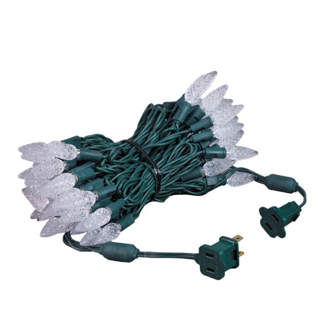 True Twinkle Commercial C6 LED 70 Light Warm White Strawberry Mini ...