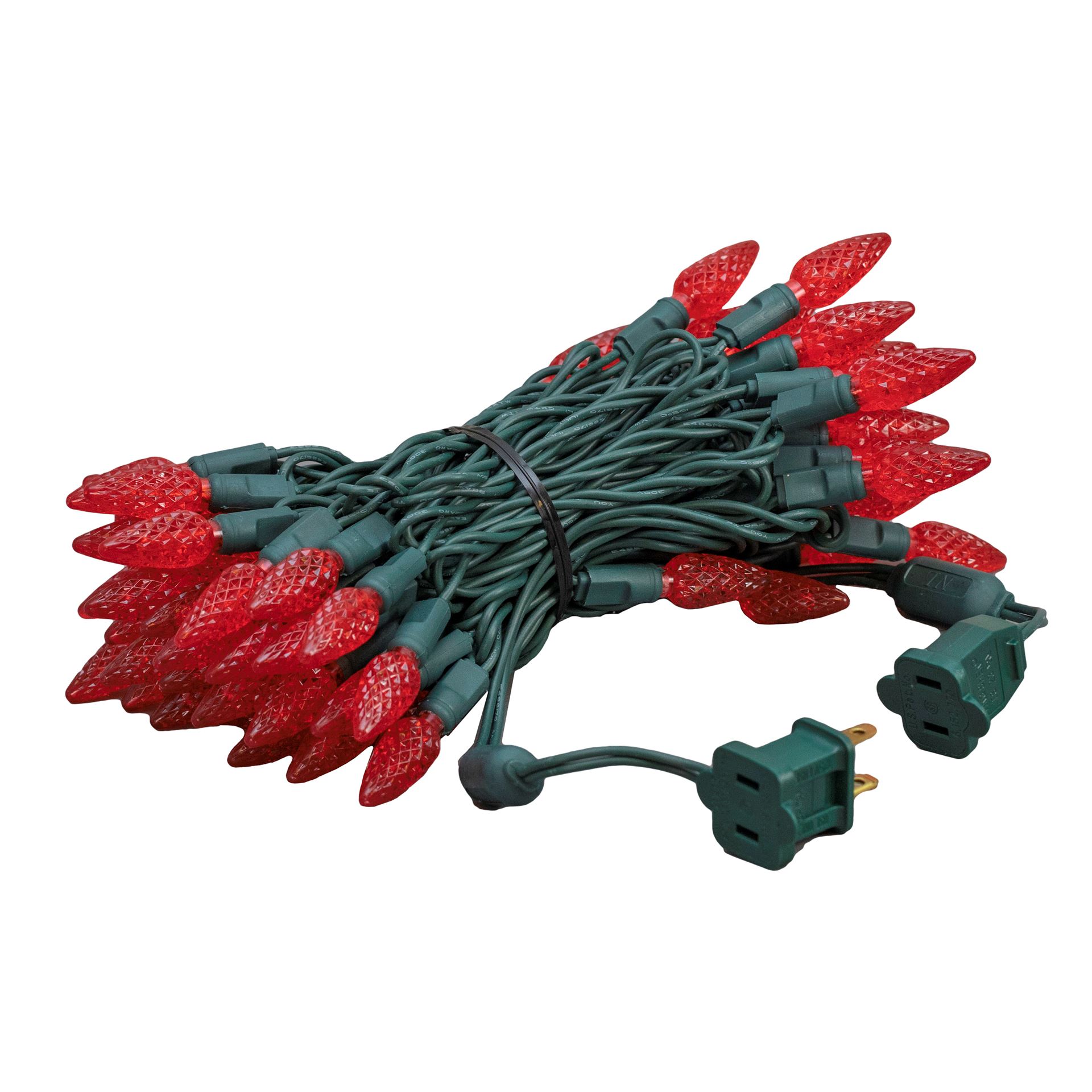 True Twinkle Commercial C6 LED 70 Light Red Strawberry Mini ...