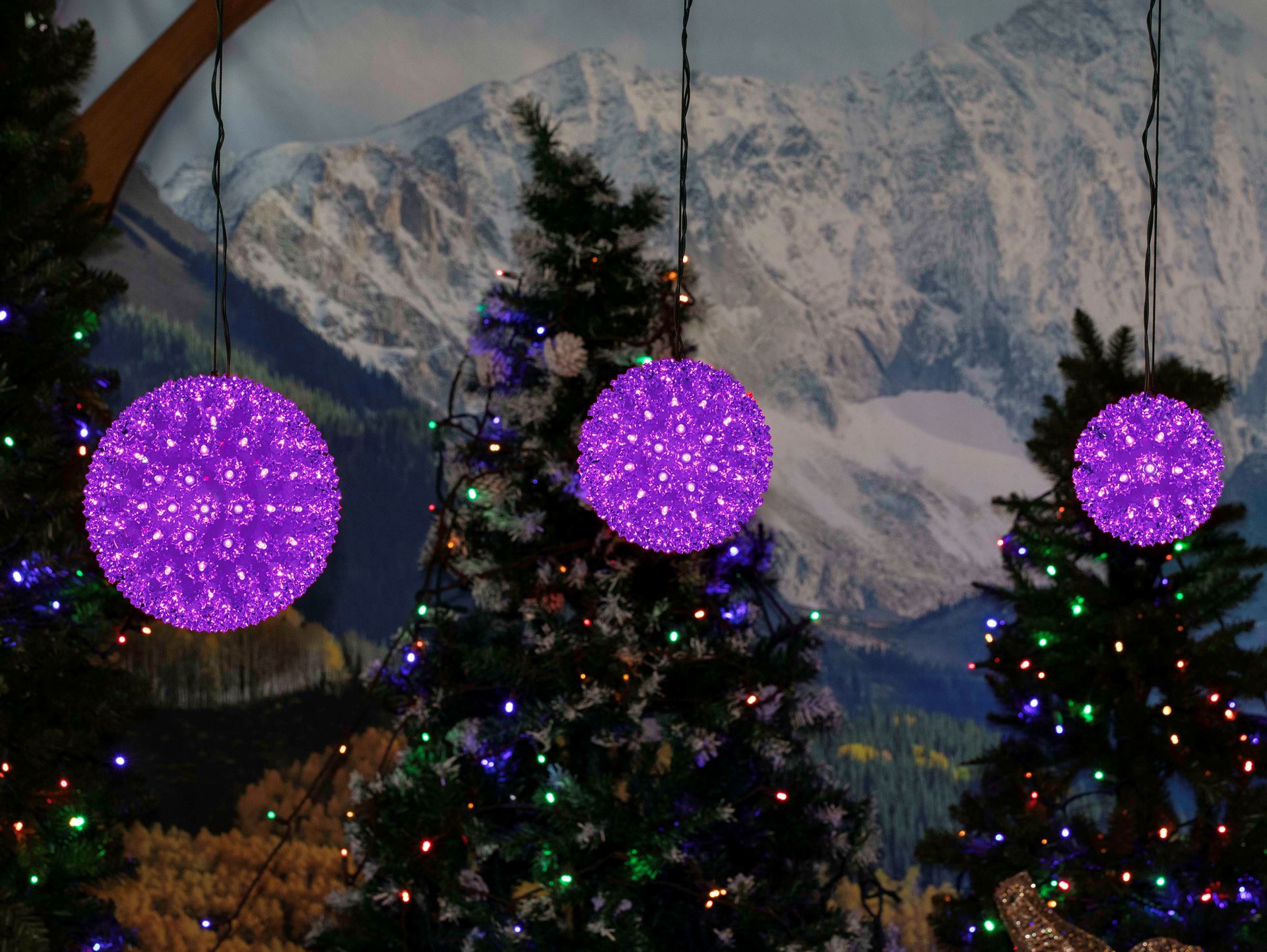 150 LED Purple Starlight Sphere - Novelty Lights IncNovelty Lights ...