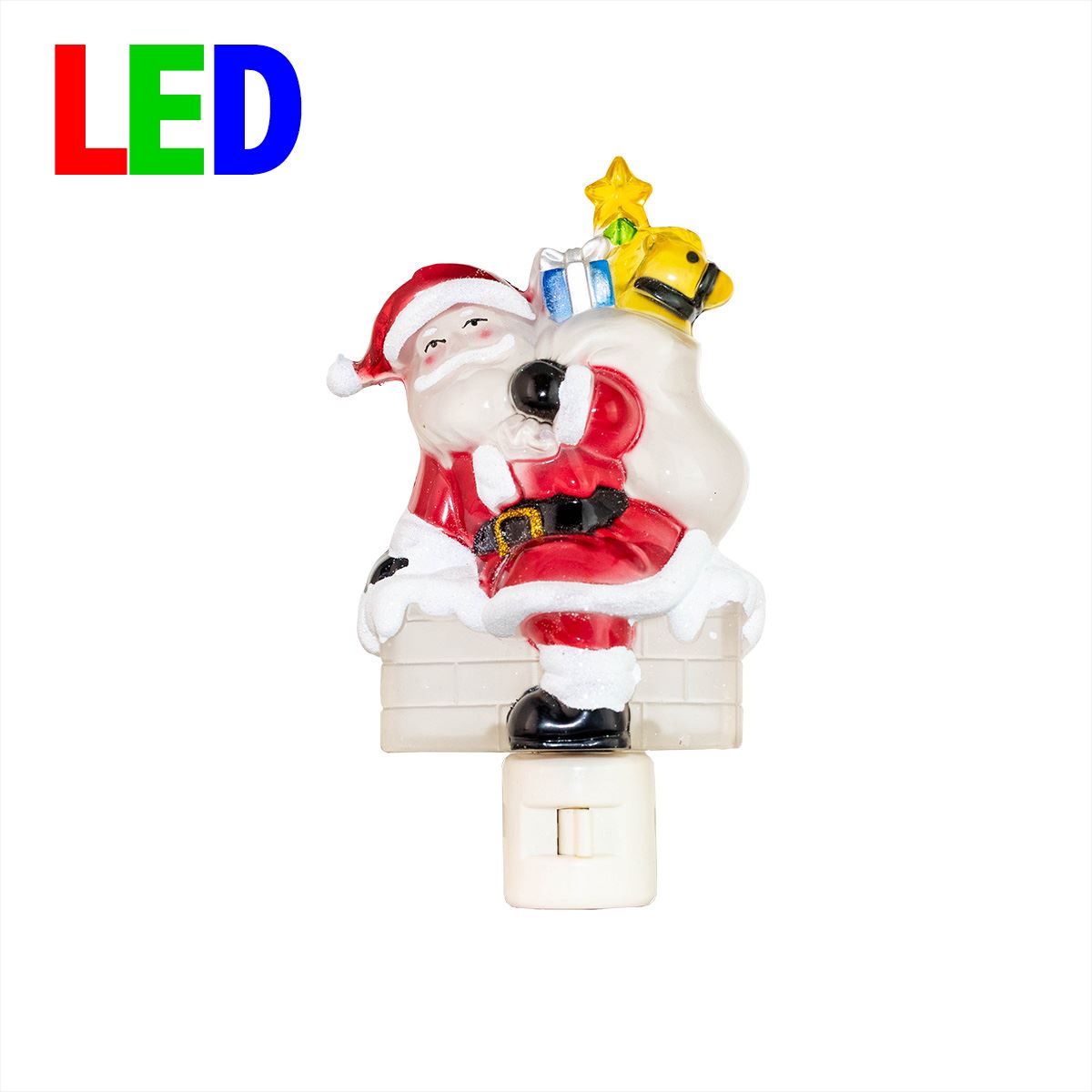 Christmas Night Light - Santa - Novelty Lights IncNovelty Lights | LED ...