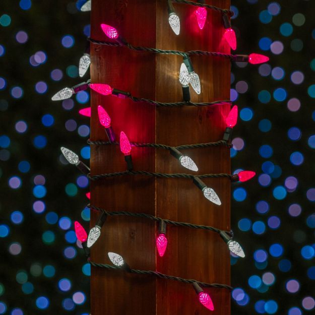 Commercial C6 LED 70 Light Pink & Pure White Strawberry Mini ...