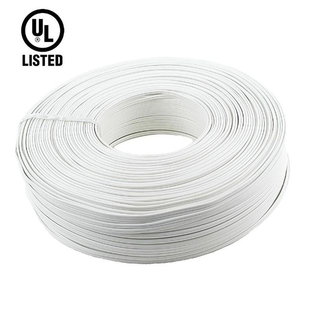 White SPT-2 Extension Zip Wire 500' White Wire - Novelty Lights ...