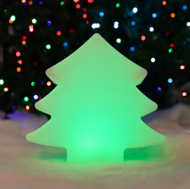 11" RGBW Tree Light Rechargeable Color Changing LED with RemoteNovelty ...