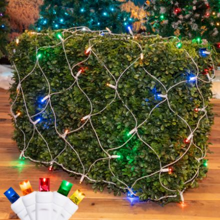 Multi Colored LED Net Lights 4' X 6' - Novelty Lights IncNovelty Lights ...