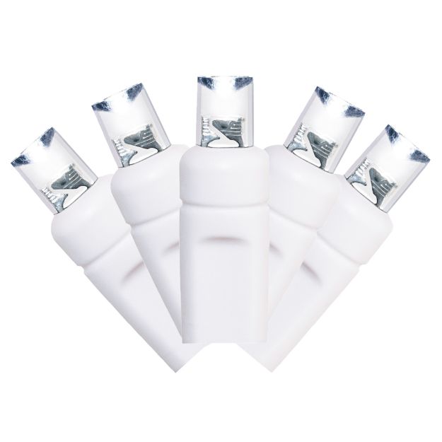 Pure White LED Net Lights 4' X 6' White Wire- Novelty Lights IncNovelty ...