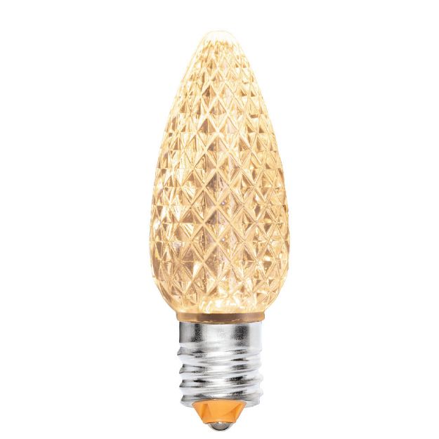 Minleon LED Sun Warm White C9 Replacement Christmas Lights 25 ...