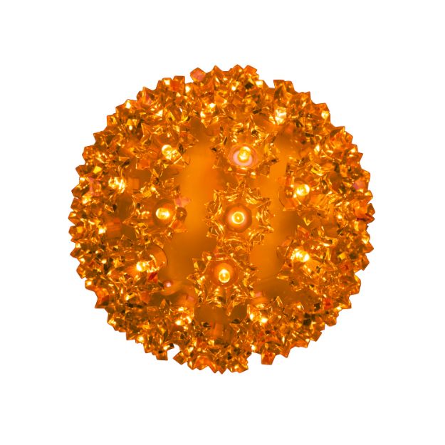 50 LED Orange Starlight Sphere - Novelty Lights IncNovelty Lights | LED ...