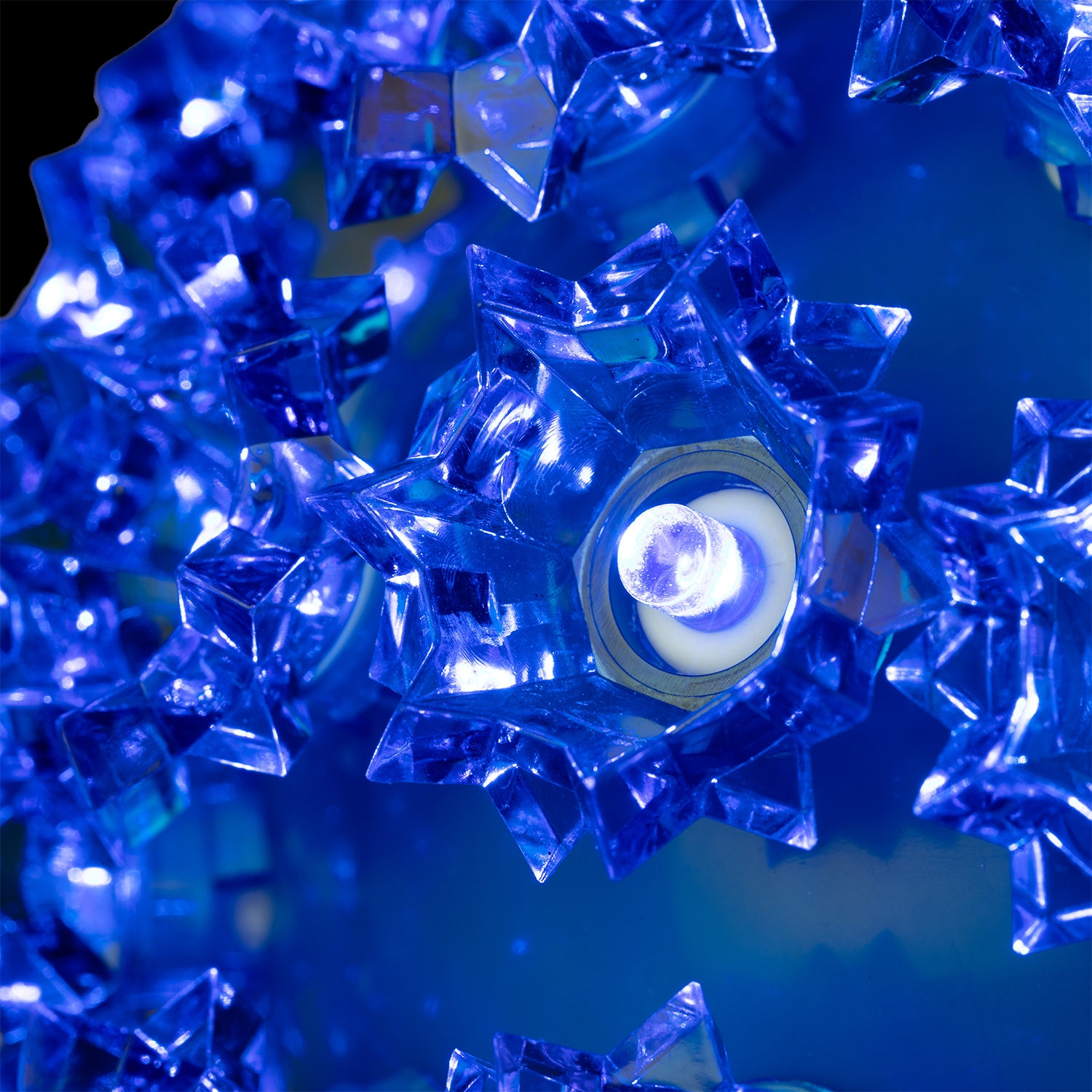 50 LED Blue Starlight Sphere - Novelty Lights IncNovelty Lights | LED ...