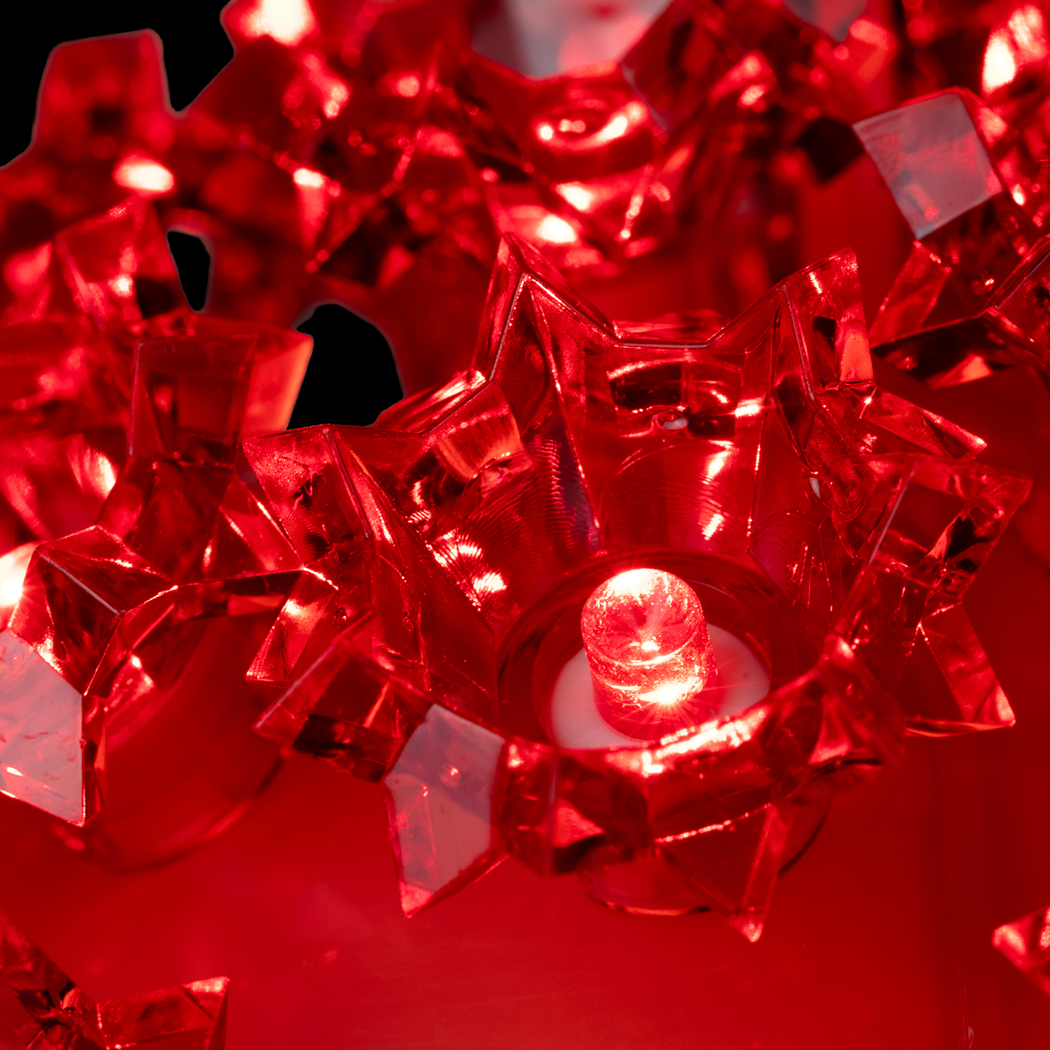 50 LED Red Starlight Sphere - Novelty Lights IncNovelty Lights | LED ...