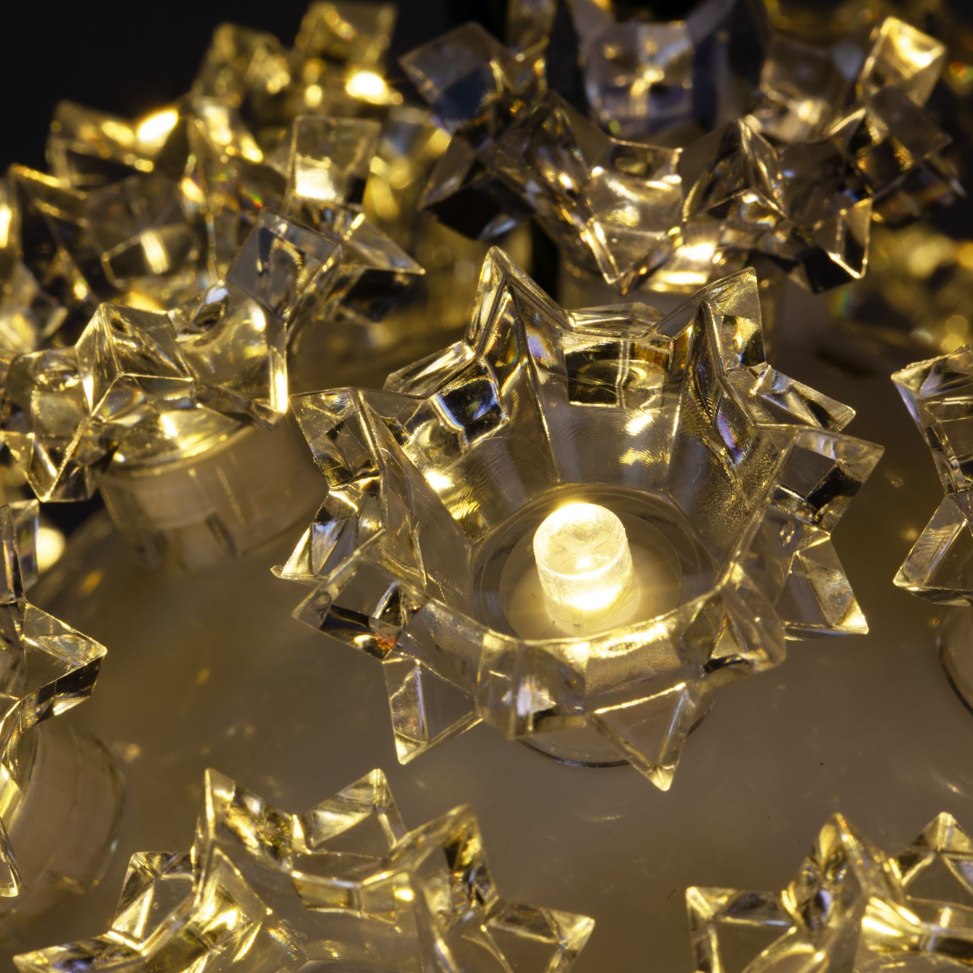 50 LED Warm White Starlight Sphere - Novelty Lights IncNovelty Lights ...