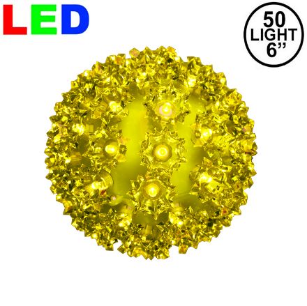 6" Mini Starlight Sphere 50 Light Christmas Lighted BallNovelty Lights ...