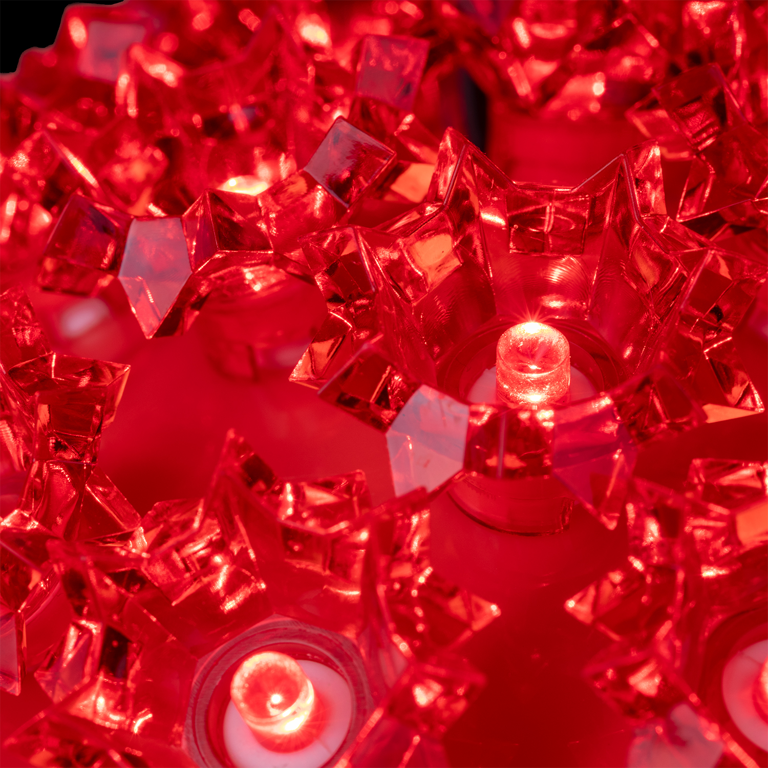 100 LED Red Starlight Sphere - Novelty Lights IncNovelty Lights | LED ...