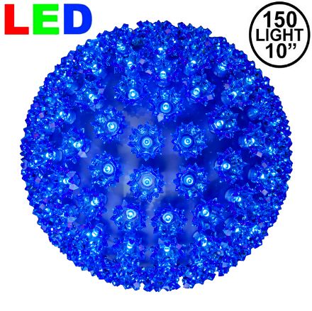 Blue Starlight Spheres and Christmas Light Balls - Novelty Lights ...