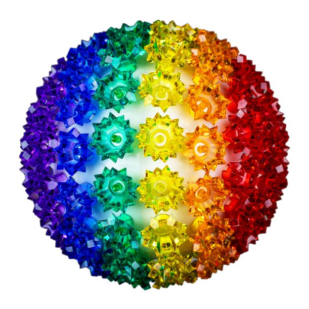 150 LED Rainbow Starlight Sphere - Novelty Lights IncNovelty Lights ...