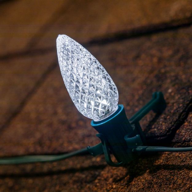 NL Select LED Pure White C9 Replacement Christmas Lights 25 PackNovelty ...