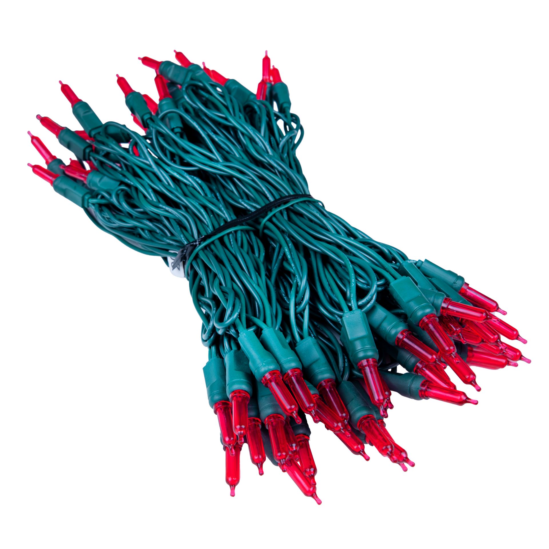 70 Light Traditional Candle Tip LED Christmas Lights Red - Novelty ...