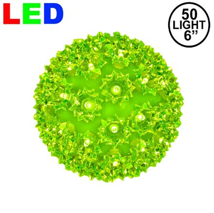 6" Mini Starlight Sphere 50 Light Christmas Lighted BallNovelty Lights ...