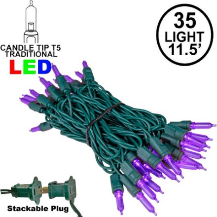 Purple LED Christmas Lights - Novelty Lights IncNovelty Lights | LED ...