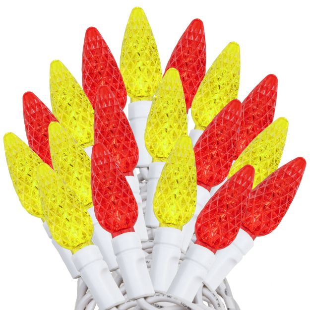 Commercial C6 LED 70 Light Red and Yellow Strawberry Mini LightsNovelty ...