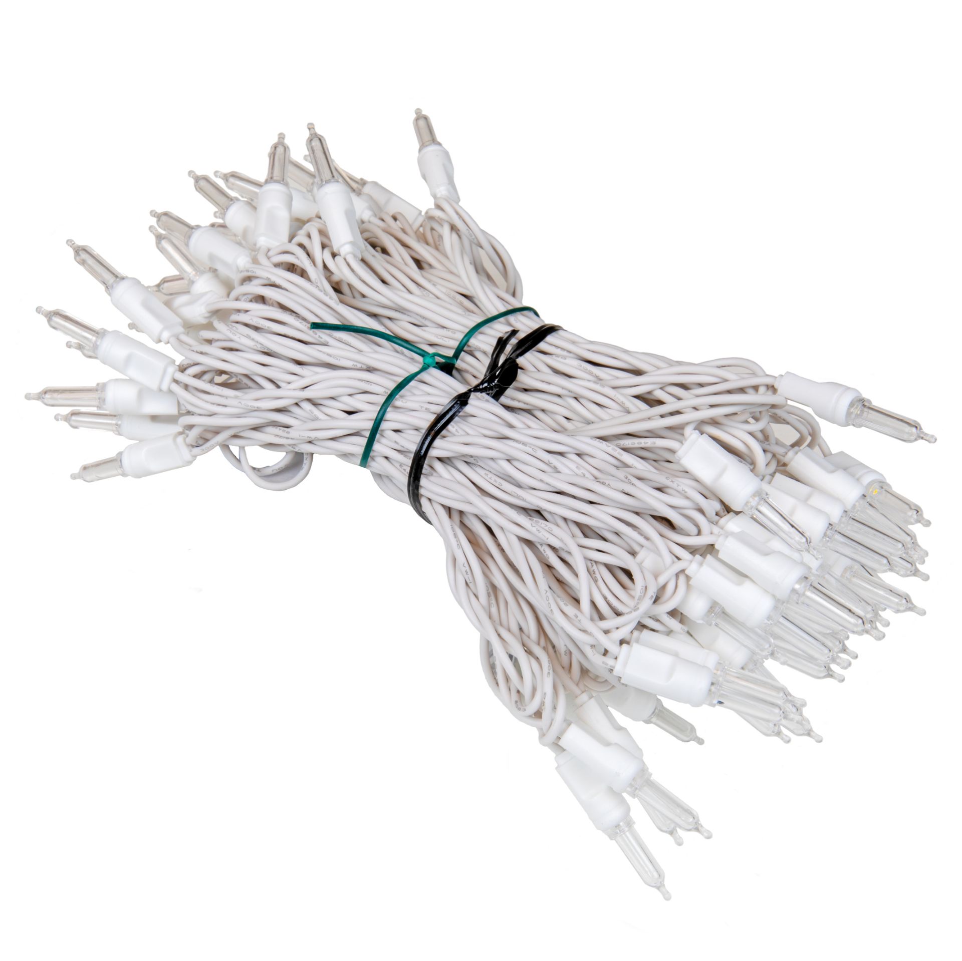 70 Light Traditional Candle Tip LED Christmas Lights Warm White ...